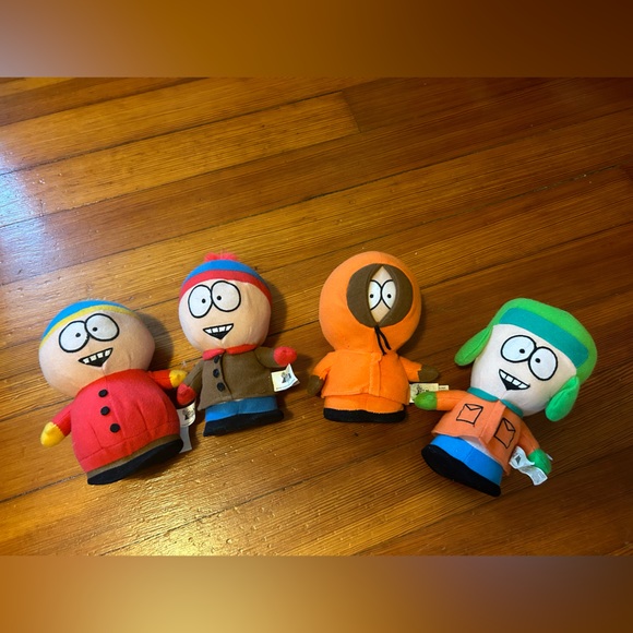 Vintage | Other | Set Of Four South Park Plushies Clean With Some Light ...